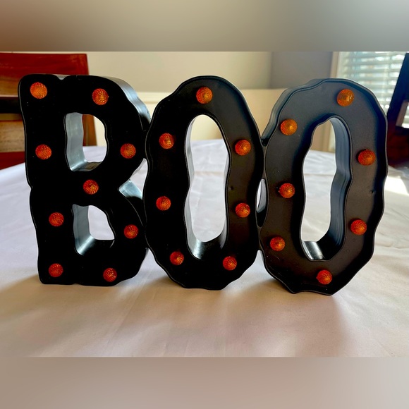 Target | Holiday | Boo Light Up Marquee Sign | Poshmark